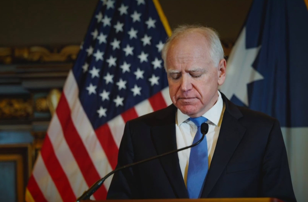 Walz Hold Press Conference To Announce He’s Dropping Out Of The ...